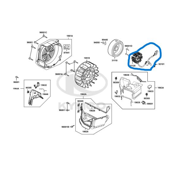 スターターCOMP純正番号：　31120-ACH6-90A / 90B / 90C / 91A / 91B / 91C対応車種：　KYMCO キムコ　RACING S 150　SR30JD(JP)　　三日間以内発送日本郵政　追跡番号あり