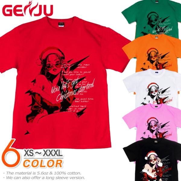 【商品説明】 クリスマス衣装を着た挑発的な視線を向ける女性のデザインがあざとくオシャレ♪Now lets get Christmas Started.（さ、クリスマスを始めるわよ。）Christmas is the main event o...