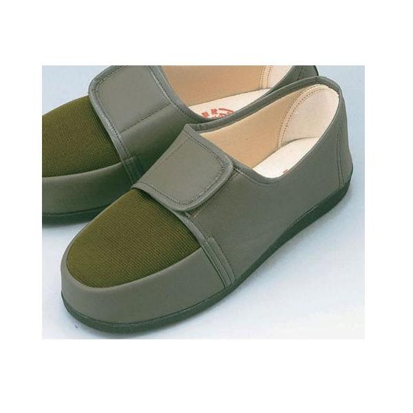 紳士用 リハビリシューズ　カーキ(ＧＭ６０３）マリアンヌ