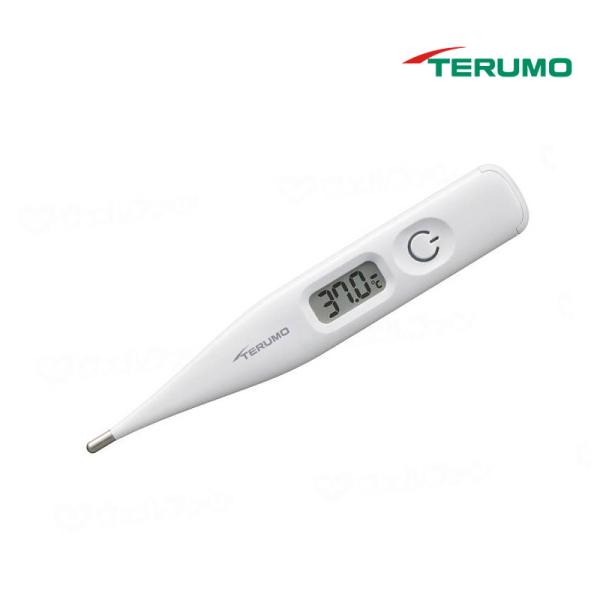 丸洗いできる 防水タイプ 電子体温計テルモ P237脇下へのはさみやすさを考えた幅広薄型形状。テルモ 体温計Ｐ237 ET-P237WZ テルモ測温方式予測式 体温計 防水タイプ 収納ケース付幅広薄型形状 約30秒で予測検温 W859200...