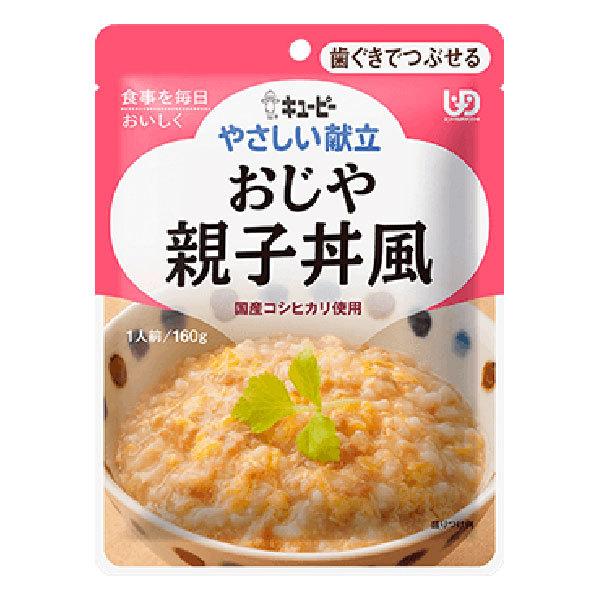 かむ力・飲み込む力の目安 区分２（かたいものや大きいものは食べづらい／ものによっては飲み込みづらいことがある） 内容量 160g 原材料名 鶏肉、米（国産）、鶏卵、たまねぎ、しょうゆ、砂糖、かつお節エキス、チキンエキス、植物油脂、こんぶエキ...