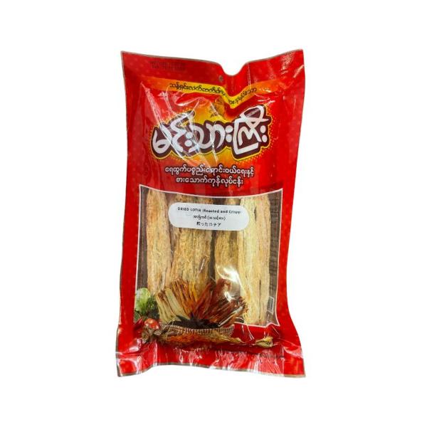 原産国：ミャンマー　<br>DRIED LOTIA ROASTED AND CRISPY：ミャンマーからの美味しいローストロティア<br>ミャンマーの伝統的なスナック。風味豊かでサクサクとした食感が特徴のロティア (...