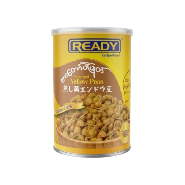 蒸し黄えんどう豆 340g, READY STEAMED YELLOW PEA<br>原産国：ミャンマー　<br>幅広く料理に使える蒸し黄えんどう豆。<br>蒸し黄えんどう豆は、高タンパク・低脂質で食物繊...