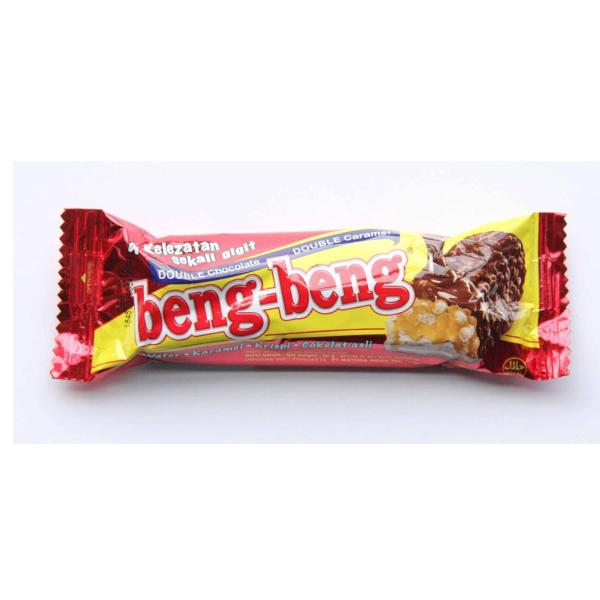 インドネシアの有名菓子「beng-beng(ベンベン)」<br>暑い季節は冷蔵庫での保管をお勧めします！<br>「beng-beng(ベンベン)」は、インドネシアの菓子大手 “マヨラ・インダ社(PT. Mayora ...