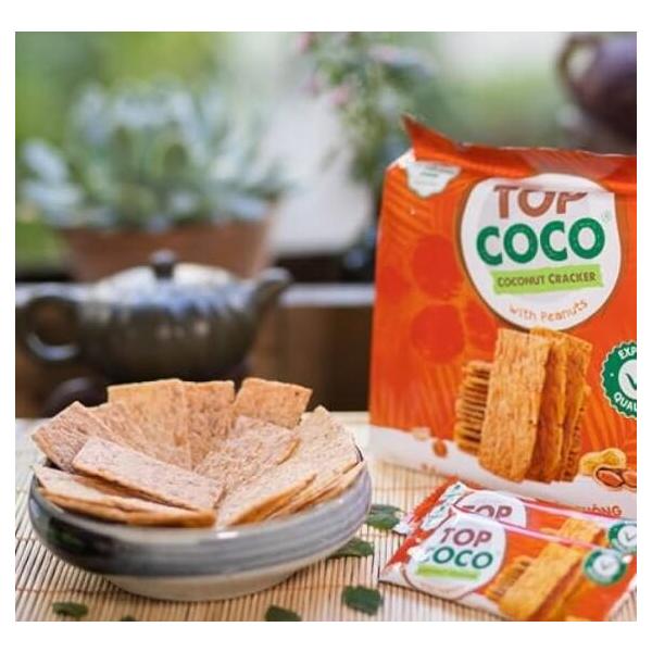 COCO  ココナッツクッキー（ピーナッツ） 150g, BANH DUA NUONG VI DAU PHONG <br>グルテンフリーのお菓子！遺伝子組み換え無し ！保存料未使用！<br><br>ベトナ...