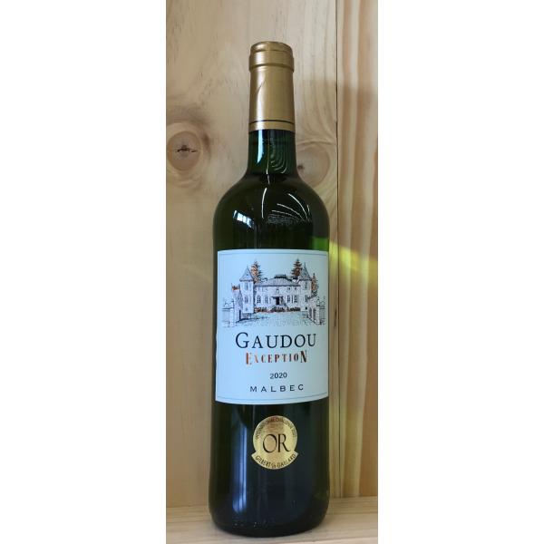 ゴドゥ エクセプション マルベック ブラン カオール 750ml Gaudou Exception Malbec blanc 2020　白ワイン☆南西地方(ジェットウェスト)　　　☆AOCカオール　　  ☆辛口☆ぶどう品種：マルベック