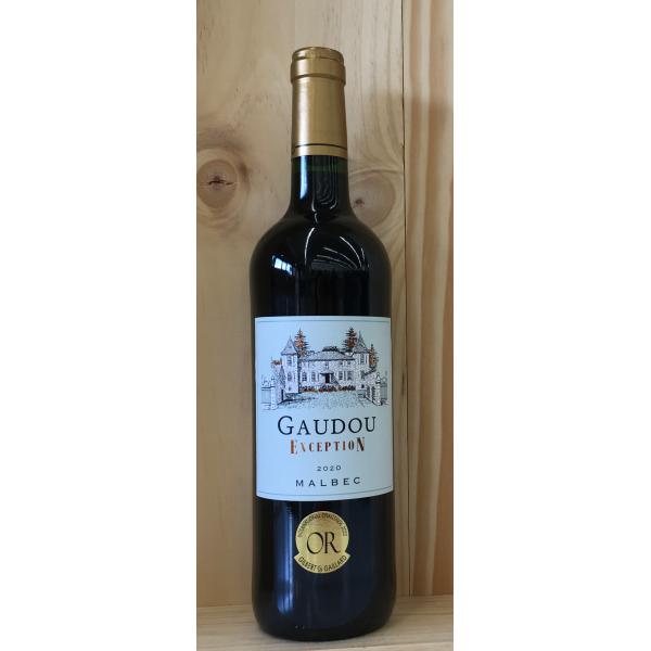 ゴドゥ エクセプション マルベック ルージュ 750ml Gaudou Exception Malbec rouge 2020　赤ワイン☆南西地方(ジェットウェスト)　　　☆AOCカオール　　  ☆ミディアムボディ☆ぶどう品種：マルベック、タナ