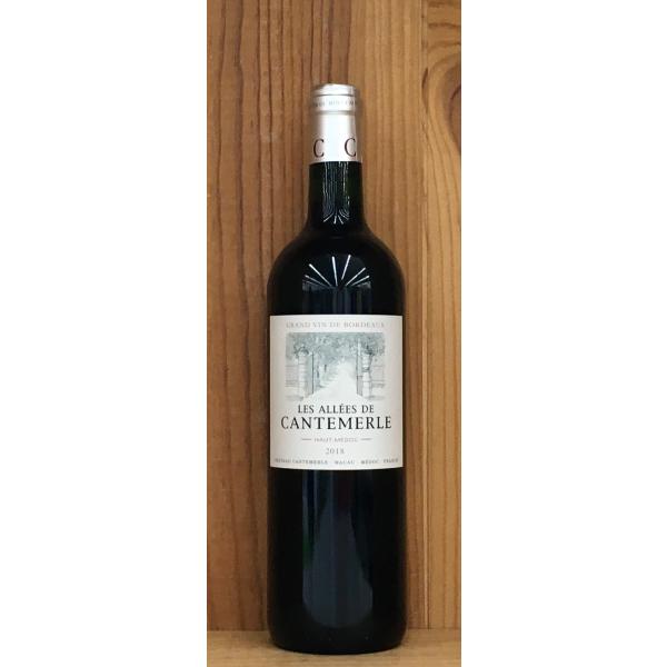 レザレ・ド・カントメルル  2018 オー・メドック　Les Allees de Cantemerle Haut-medoc 2018　シャトー・カントメルル/セカンドワイン樽熟成12ヶ月。メドック格付け5級のシャトー・カントメルルが造るセ...