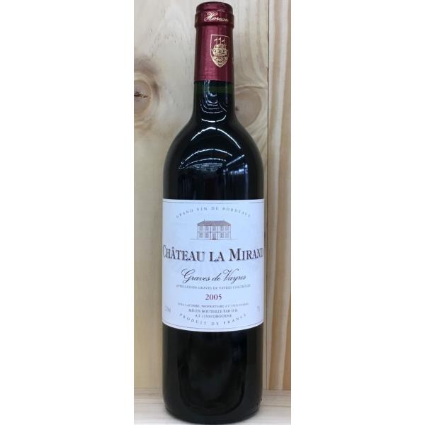 ☆ボルドー地方　☆AOCグラーヴ・ド・ヴェール　☆ライトボディ☆ブドウ品種:メルロー、カベルネ・ソーヴィニョンシャトー・ラ・ミラン 2005 AOCグラーヴ・ド・ヴェール 750ｍｌ　Chateau La Mirand 2005 AOC G...