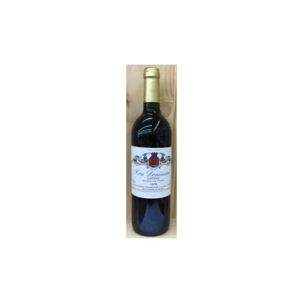 クリュ・ドニサン 1978  AC リストラック 750ｍｌ　Cru Donissan 1978 AC Listra☆ボルドー地方　☆AOCリストラック   ☆ミディアムボディ☆ぶどう品種:メルロー、カベルネ・フラン、カベルネ・ソーヴィニョ...