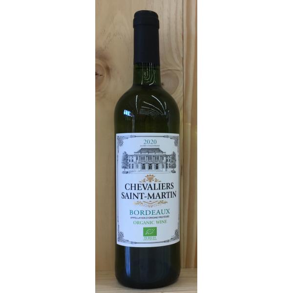 シュヴァリエ・サン・マルタン ブラン　2020 750ml　Chevaliers Sant-Martin AOC Bordeaux Blanc 2020☆ボルドー地方　☆AOCボルドー　　☆辛口　　☆ぶどう品種:、ソーヴィニョン・ブラン、セミヨン