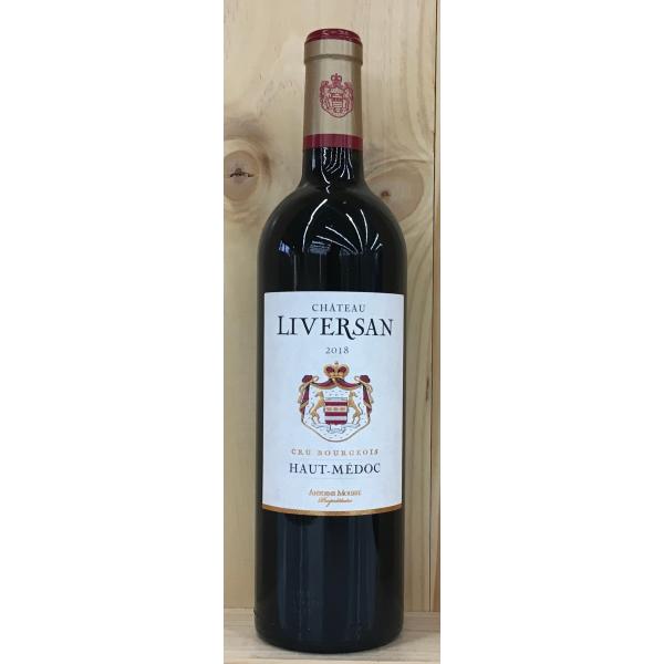 シャトー・リヴェルサン 2018 クリュ・ブルジョア 750ｍｌ Chateau Liversan Haut-Medoc 2018 Cru Bourgeois☆ボルドー地方　　☆AOCオー・メドック ☆フルムボディ　☆ぶどう品種:メルロー,...