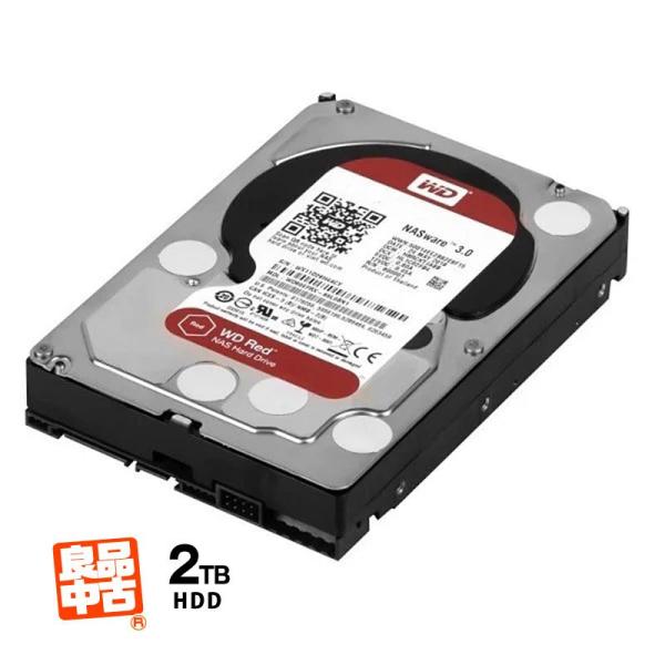 中古 PCパーツ 内臓ハードディスク 2TB Weatern Digital Redシリーズ 3.5インチ NAS用 HDD 良品中古 SATA接続メーカー: Weatern Digital (Redシリーズ)容量: 2TB回転数 　-　キ...