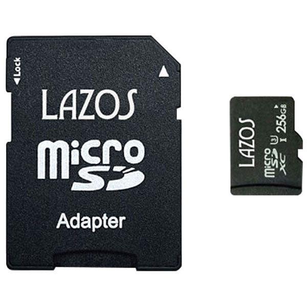 リーダーメディアテクノ Lazos 256GB microSDXC メモリーカード [L-B256MSD10-U3] UHS-I U3 CLASS10【製品仕様】容量:256GB転送速度:UHS-I U3 CLASS10 相当本体サイズ:縦...