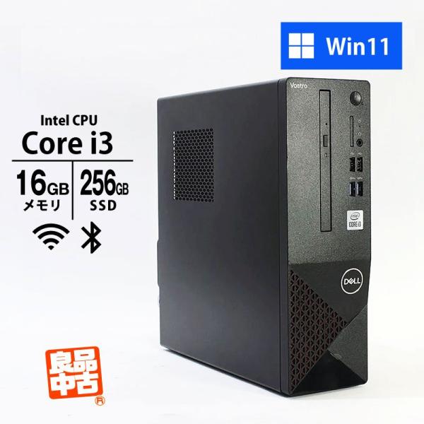 デスクトップ PC DELL Vostro 3681 Core i3-10105 メモリ16GB SSD256GB DVDスーパーマルチ 無線LAN Windows11 Home 良品中古 コンパクト パソコン 2020年モデル【製品仕様】...