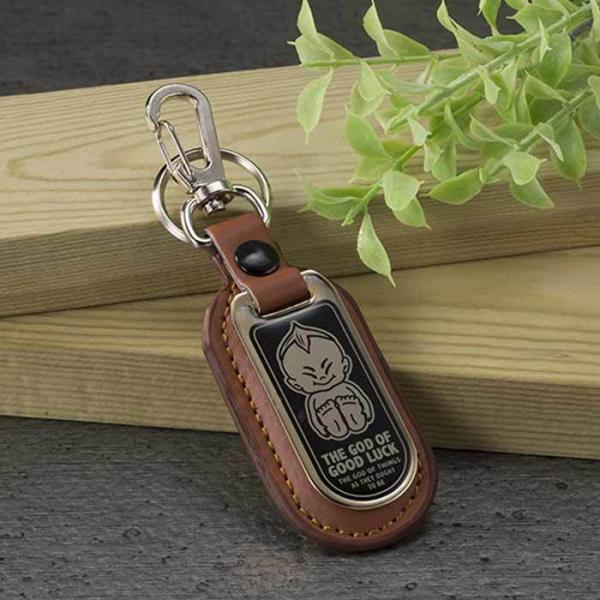 ビリケンさんの靴ベラキーホルダー。小判付き(^^)明治41 年にアメリカで生まれ、みんなに「幸福の神様」と呼ばれ世界中の人気者となりました。日本では七福神に次ぐ八番目の福の神といわれています。私の足の裏をなでれば「願い事が叶う」と大評判です...