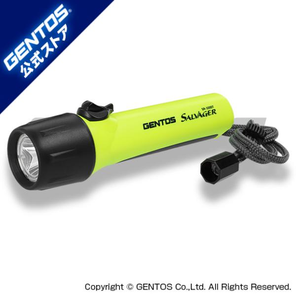 【仕様】●使用光源：高輝度チップタイプ白色LED×1個●明るさ（約）：300ルーメン（最大時）●光度（約）：5250カンデラ（最大時）●使用電池：単3形アルカリ電池×4本●点灯時間（約）：8時間●照射特性：ワイドビーム●照射距離（約）：14...