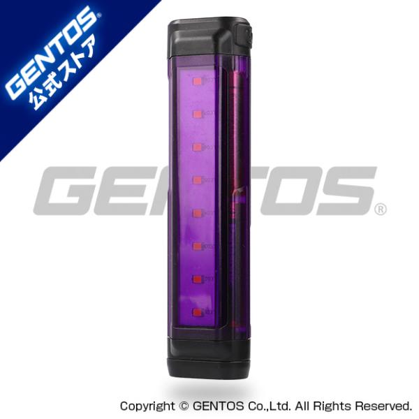 【仕様】●使用光源：高輝度チップタイプ紫色LED×8個、高輝度チップタイプ白色LED×1個●視認距離（約）：【メインライト（点滅）】夜間：1000m / 昼間：300m●明るさ（約）：30ルーメン（トップライト）●光度（約）：74カンデラ（...