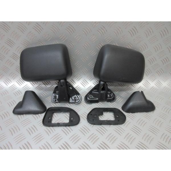 ☆取引詳細内容、休日等、ヤフーショッピングお知らせをご覧ください！ 必須！1987-1989 ＵＳトヨタ ハイラックス ドアミラー pr NEW　黒素材色　ドアマウント　右RH Convex HILux Pickup＆4Runner　 左右...