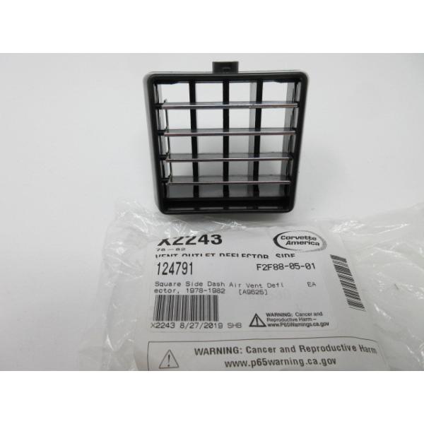 ☆取引詳細内容、休日等、ヤフーショッピングお知らせをご覧ください！ 必須！C3 コルベット 1978-1982 AC エアコン サイドダッシュ エアーベント 吹き出し口   ECKLER 124791 1個  NEWコルベットパーツでお馴染...