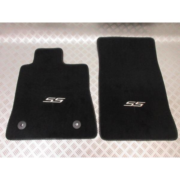 ☆取引詳細内容、休日等、ヤフーショッピングお知らせをご覧ください！ 必須！Camaro 2016-2019 Chevrolet カマロ フロアマット SS刺繍＃305B.SS BLACK！ GM オフィシャルライセンス生産品！ ACC!!!...