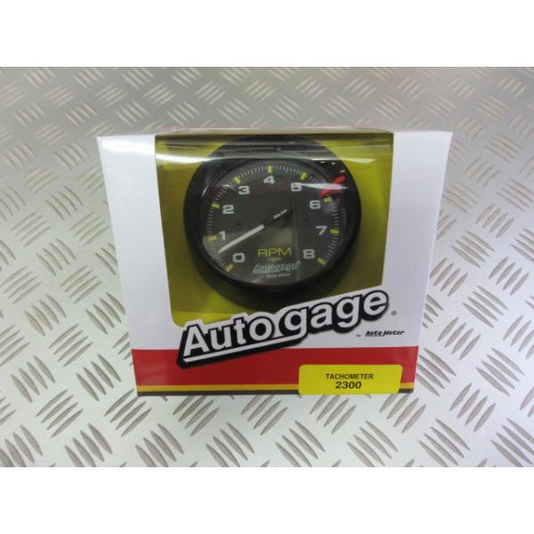 ☆取引詳細の内容、休日等、ヤフーショッピングお知らせをご覧ください！必須！Autogage by Auto Meter 2300 タコメーター 3-3/4inch NEW  Custom！ 0-8000rpm, Analog,☆取付用ステー...