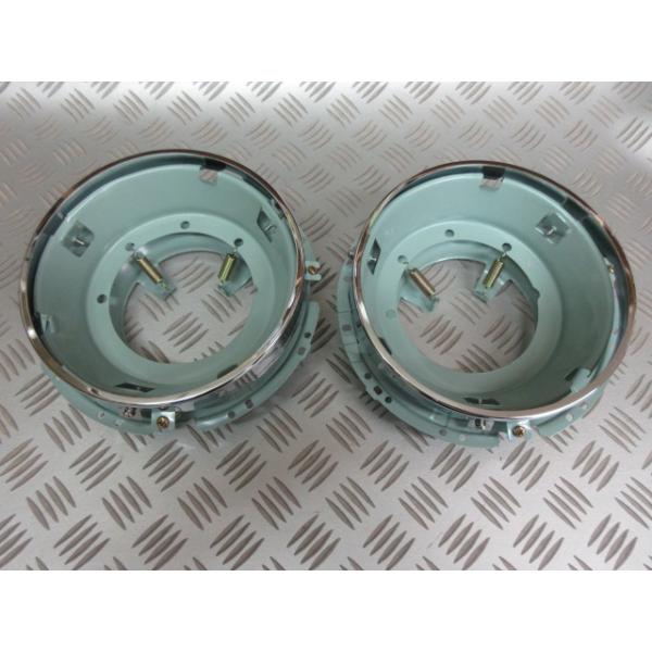 ☆取引詳細内容等、ヤフーショッピングお知らせをご覧ください！1967-1978 VW空冷 12Vビートル TYPEIII トランスポーター ヘッドライト バケットBASE！ NEW 左右pr!!!!!　☆ヘッドライトべースになります。（バル...