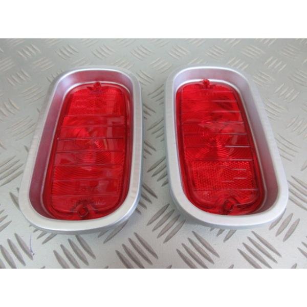 ☆取引詳細内容、休日等、ヤフーショッピングお知らせをご覧ください！ 必須！1960-1966 CHEVROLET C10 C20 C30 K10 K20 K30 シボレー テールランプレンズ＆ベゼルSet Pr NEW  OER製GOODM...