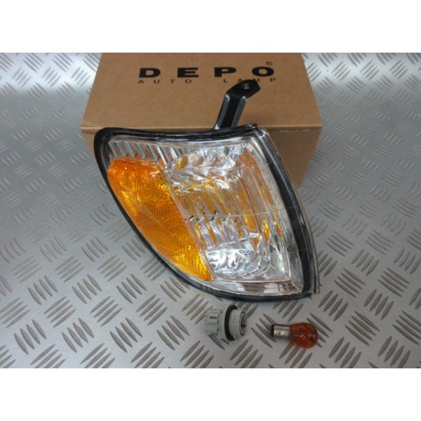 ☆取引詳細内容、休日等、ヤフーショッピングお知らせをご覧ください！ 必須！DEPO.RH 2000-2004 US トヨタ タンドラ パーキングランプ  右 純正OEM NEW！ レギュラーキャブ/アクセスキャブ/DEPO製 一部ソケット形...