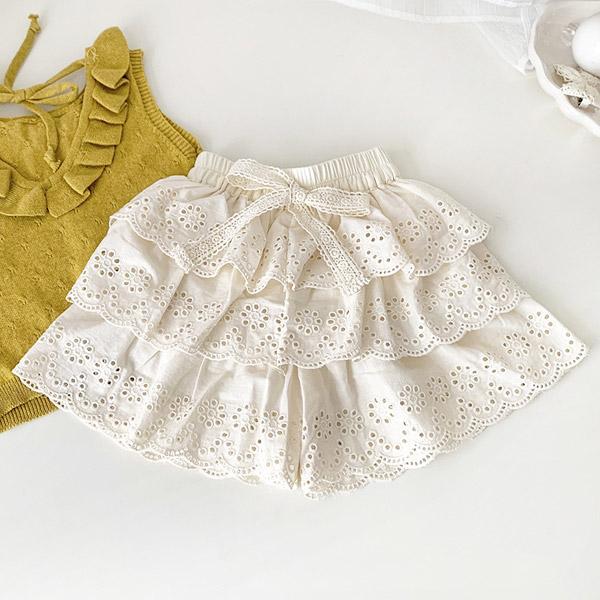 とっても可愛いフリルスカート３段フリルの女の子らしいデザインとなっております。どんなトップスにも合わせやすいです。【サイズ】（約）80・90・100・110・120cm【ご注意】・海外製品のため、日本製と比べると糸の始末やほつれ、縫製が甘い...
