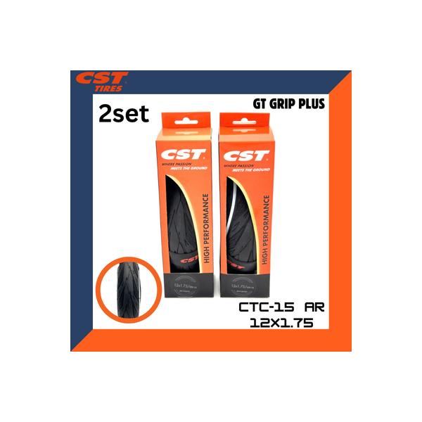 【メーカー】CST シーエスティー【Model】CTC-15 AR Team limited GT GRIP + チームリミテッド ジーティーグリッププラス アラミドビードモデルタイヤ　折りたたみタイプ【Size】12×1.75【平均重量】...