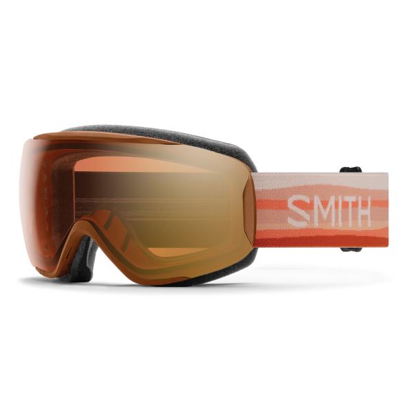 SMITH ゴーグル ■MOMETN ： MIRAGE■LENS : CP PRO PHOTOCHROMIC GOLD MIRROR (調光)リリース後から多くの女性に選ばれ続けるミディアム・スモールサイズのモデル、モーメント。モダンエレガ...