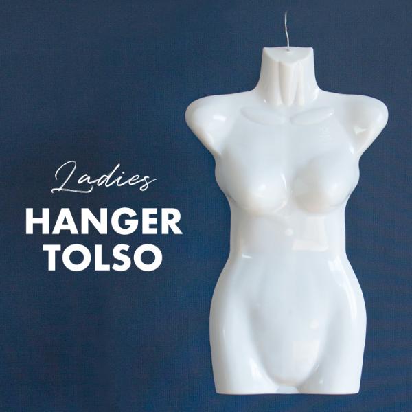 【発売日：2023年12月12日】トルソー ハンガー レディース ハンガートルソー マネキン 女性 ハーフ ボディトルソー おしゃれ インテリア アパレル 撮影 展示 ホワイト 白 オークション フリーマーケット出品・展示会 店舗ディスプレ...