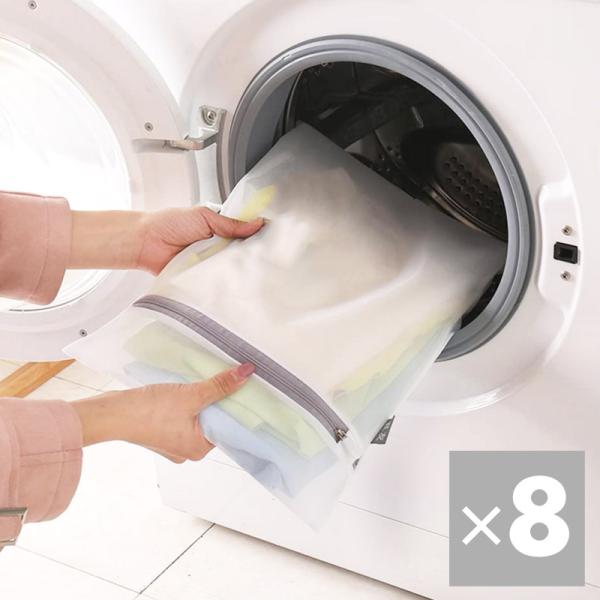 【発売日：2022年08月23日】洗濯ネット セット 8枚 特大 大 中 小 5サイズ ランドリーネット 大きい 大きいサイズ 小さめ 小さい 小物 小分け 小型 大容量 型崩れ防止 下着 靴下 パッキング 旅行 収納 毎日の洗濯に便利な、...