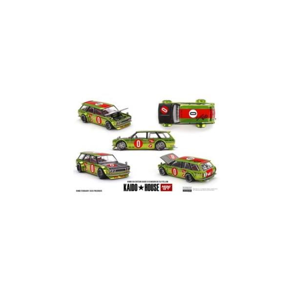 【発売日：2025年09月26日】種別:ミニカー おもちゃ乗り物 発売日:2025/09/26 登録日:2025/09/24 ミニカー 1/64 ダットサン 510 ワゴン OG フローイエロー RHD MiniGT ミニカー MiniGT...