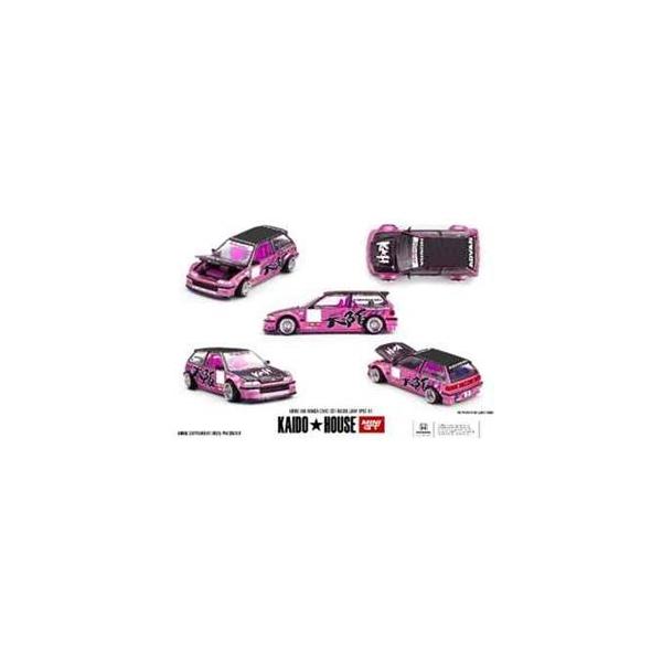 【発売日：2026年04月30日】種別:ミニカー おもちゃ乗り物 発売日:2026/04/30 登録日:2025/09/02 ミニカー 1/64 ホンダ シビック EF カイドウ ループスペック V1 LHD MiniGT ミニカー Min...