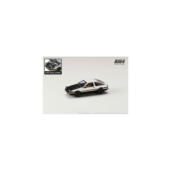 種別:ミニカー おもちゃ乗り物 登録日:2024/07/30 ミニカー 1/64 トヨタ スプリンタートレノ GT APEX AE86 JDMスタイル カーボンボンネット ホワイト ブラック ホビージャパン ミニカー HJ64 商品特徴:商...