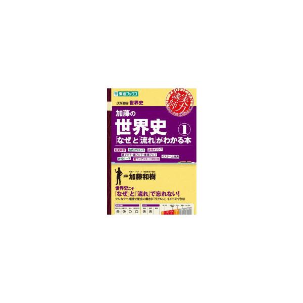 本 ISBN:9784868270140 加藤和樹／著 出版社:ナガセ 出版年月:2026年09月 サイズ:303P 21cm 高校学参 ≫ 社会 [ 世界史 ] カトウ ノ セカイシ ナゼ ト ナガレ ガ ワカル ホン 1 1 トウシン ...