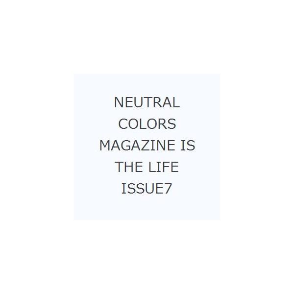 本 ISBN:9784909932228 出版社:NEUTRAL COLORS 出版年月:2026年09月 サイズ:270P 26cm 芸術 ≫ デザイン [ デザインその他 ] ニユ- カラ- 7 7 ニユ- カラ- 7 7 NEUTRA...