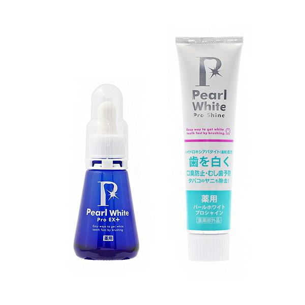 ==== 薬用パール ホワイト Pro EXプラス ====■短時間で90%の汚れを取り除きます!薬用パール ホワイト Pro EXプラスには、歯の漂白に有効な成分、「メタリン酸Na」「ポリリン酸Na」「DL-リンゴ酸」が配合されています。...