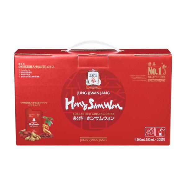 ■商品名正官庄 紅蔘元 50mL X 30包Hong Sam Won 50mL X 30 Count■商品説明正官庄 紅蔘元 50mL X 30包は、毎日の健康管理や栄養補給に取り入れやすい大容量タイプの商品です。ご自宅用のストックやご家族...