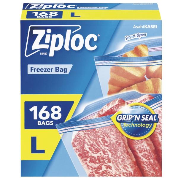 ■商品名ジップロックフリーザーバッグ Lサイズ 168枚Ziploc Freezer Bags L Size 168ct■商品特徴・コストコオリジナル・168枚入った大容量パックです・細かい凸凹がついたオープンタブで開けやすいジッパーバッグ...