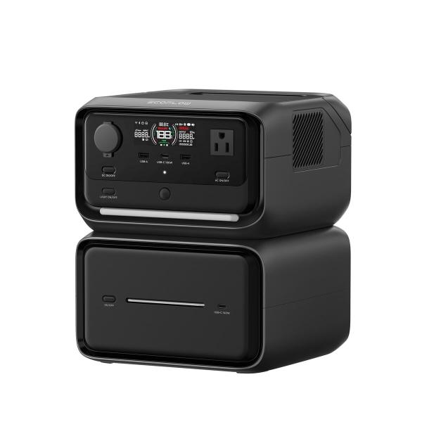 ■商品名EcoFlow(エコフロー)ポータブル電源 RIVER3 Max Plus 容量858Wh EcoFlow RIVER3 Max Plus■商品特徴・格出力600W、X-Boostで最大900Wの家電も稼働・アウトドア時や防災時に、...