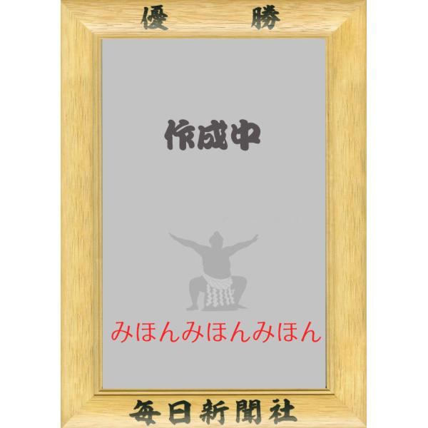 商品名：霧島 鐵力 関　優勝ミニ額 大相撲 ミニ額 大相撲 優勝額　令和８（２０２６）年３月場所 優勝 関脇 霧島 関（３回目） 相撲グッズ　国技館　限定品　記念品　コレクション　写真　優勝記念　お相撲さん　力士　送料無料商品説明：令和８（...