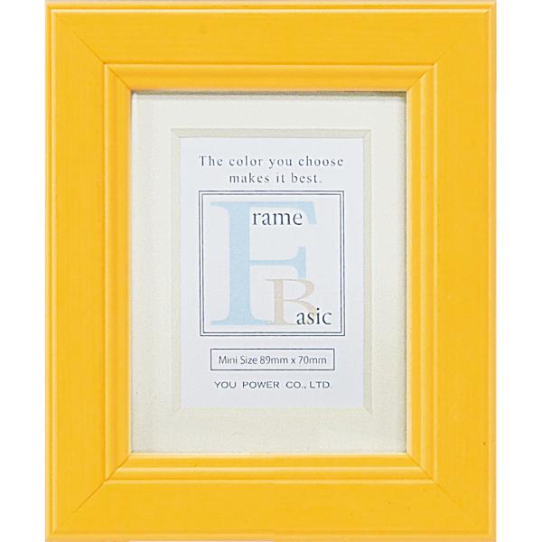 ■お問合せNo：ypw6953063734■商品名：爆買 額装 ベーシック フレーム 「ミニサイズ（イエロー）」 壁掛、卓上両用 BS-00455■管理用番号:GiftBS-00455■商品情報:【材質】木製フレーム・ガラス【重量】200g...