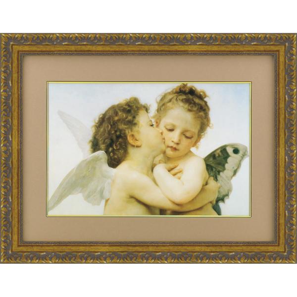 ■お問合せNo：ypw6953260225■商品名：爆買 絵画 エンジェル フレーム ブーグレー 「ファーストキス」 MW-12026■管理用番号:GiftMW-12026■商品情報:【材質】樹脂フレーム・塩ビ【重量】2700g■商品サイズ...