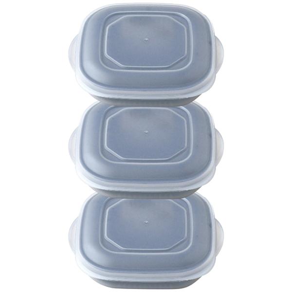 容器内側にザルが付いているので、冷凍ご飯をベチャつかずにふっくら解凍します。■商品内容：13.1×14.5×4.2cm容量270ml容器3個・ポリプロピレン・［日本製］■梱包形態：袋入★販促品として、さまざまなシーンでご利用ください。販促品...