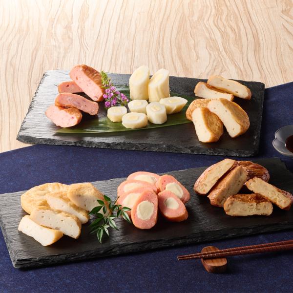 山口県萩市で伝統の焼抜き蒲鉾を作る村田蒲鉾店から、良質なすり身と相性の良い具材で仕上げた人気のバラエティー豊富な練り物詰め合わせをおとどけ。てんぷらはそのままでも炙っても美味しく召しあがれます。夏のビールのお供にも最適です。■商品内容：のど...