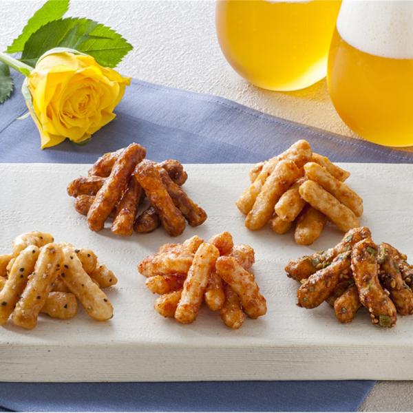 きんぴらごぼうやこくうまカレー、博多明太子など、バラエティ豊かなおつまみかりんとうです。お酒のお供にもぴったりなおつまみギフト。「いつもありがとう」の気持ちが伝わる一品です。父の日のメッセージをつけてお届けいたします。■商品内容：きんぴらご...