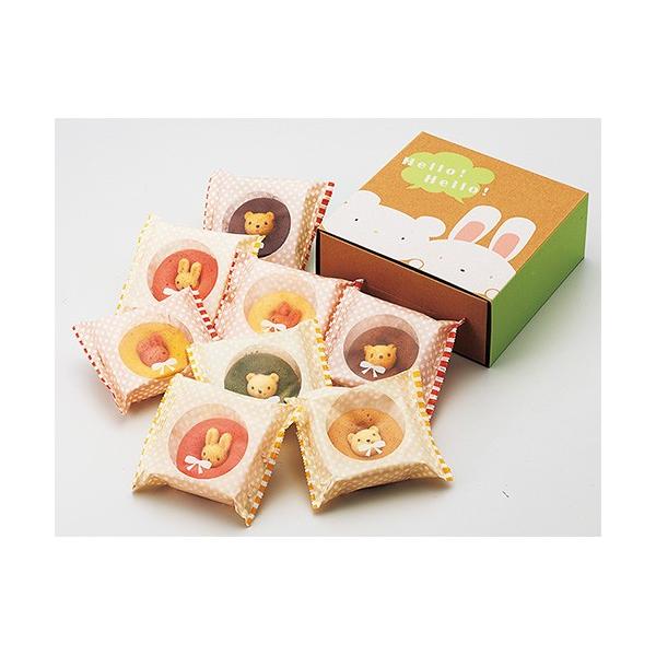 いろとりどりなドーナツのまんなかに、かわいらしいウサギとクマをデザインした美味しい＆かわいい焼ドーナツです。見た目のかわいらしさはもちろん、しっとりとした食感に、きっとあなたもトリコになること間違いなし♪各種贈り物に最適な、キュートでユニー...